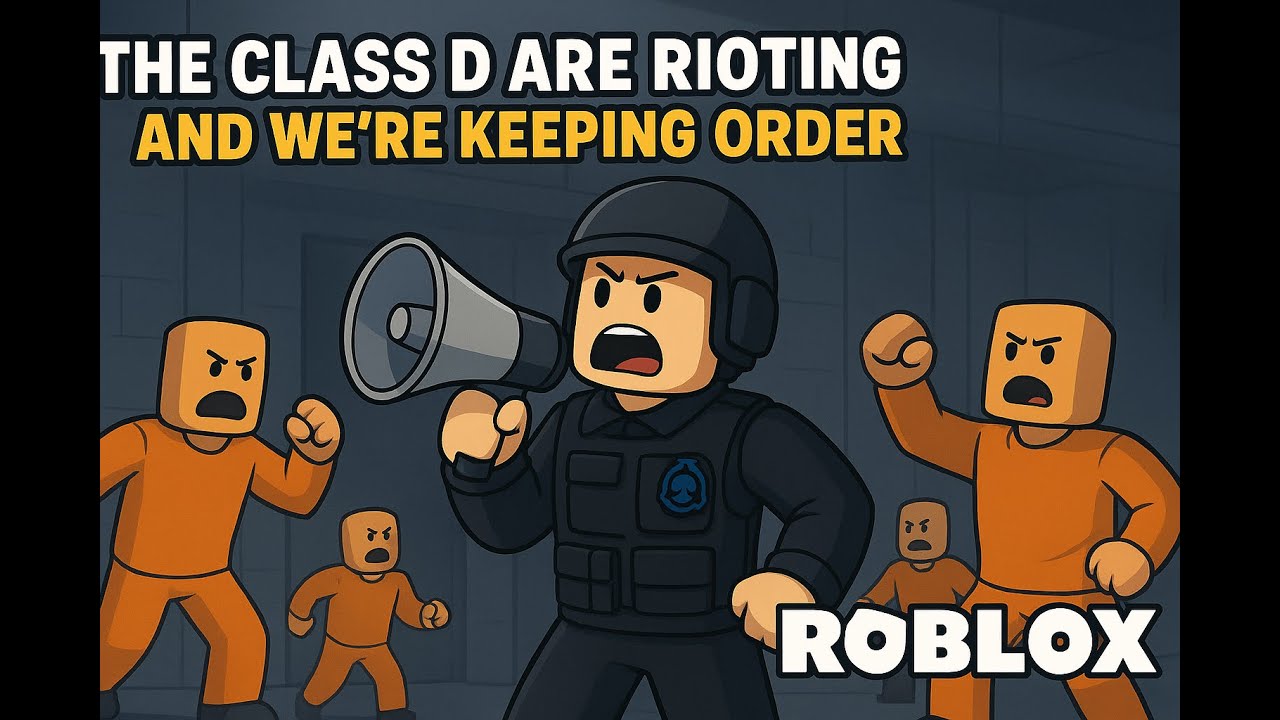 The class D are rioting and we are keeping order In SCP-RP | Roblox ...