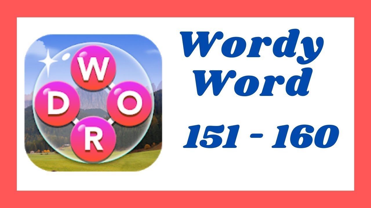 Wordy word Level 151 - 160 Answers - YouTube