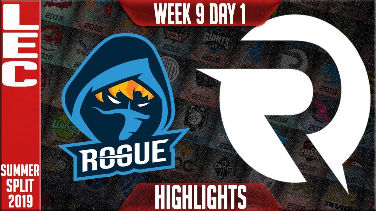 RGE vs OG Highlights | LEC Summer 2019 Week 9 Day 1 | Rogue vs Origen ...