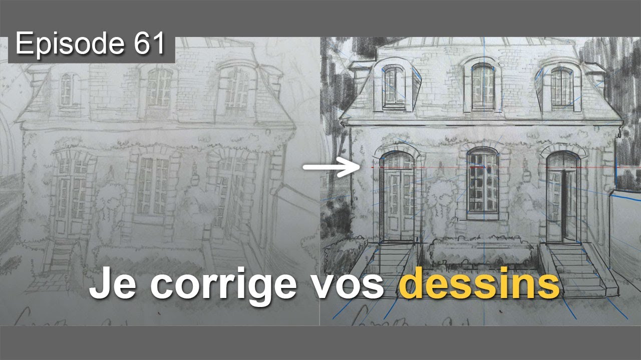 Les contrastes en dessin - Je corrige vos dessins - YouTube