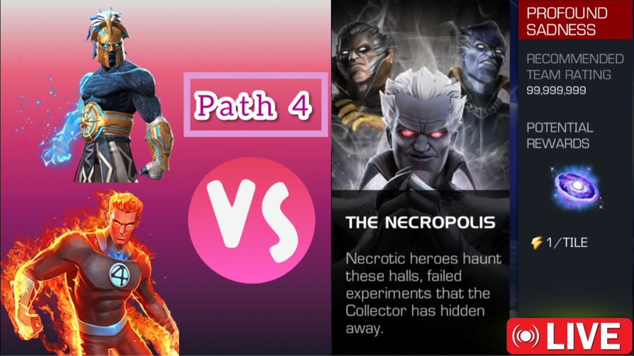 My Necropolis Path 4 part 2Run in low cost #marvel # ...