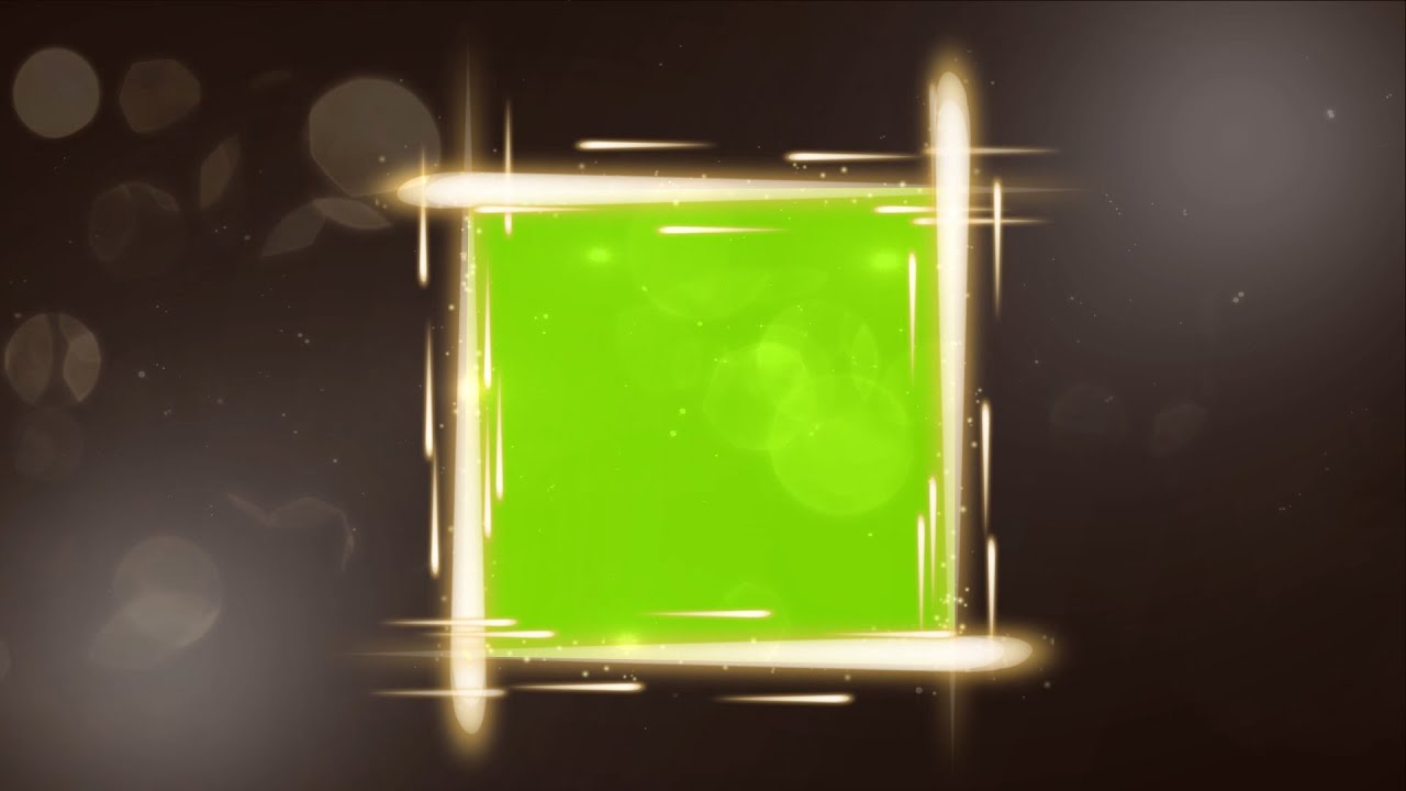 Green Screen Lighting Effect Frame Slideshow - YouTube