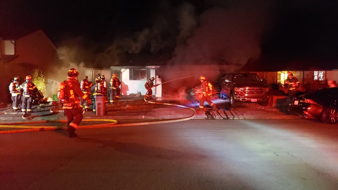 House Fire Near the 15500 blk of NE 77th St, Vancouver, WA 3/18/24 ...