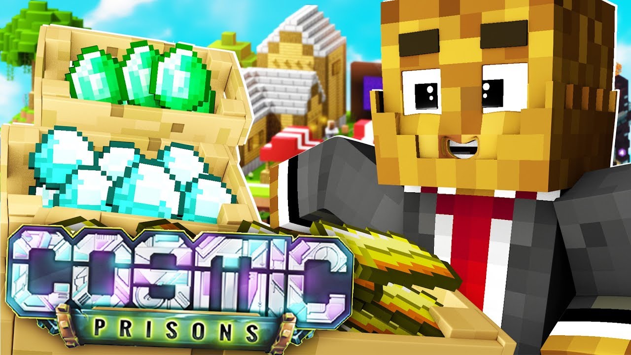 I'M A COSMIC SPACE PRISONER! - Minecraft Prisons COSMIC JAIL BREAK #2 ...