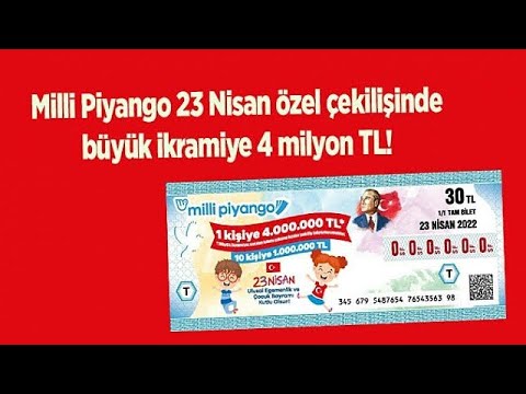 Milli Piyango Çekiliş Sonuçları 23 Nisan 2022