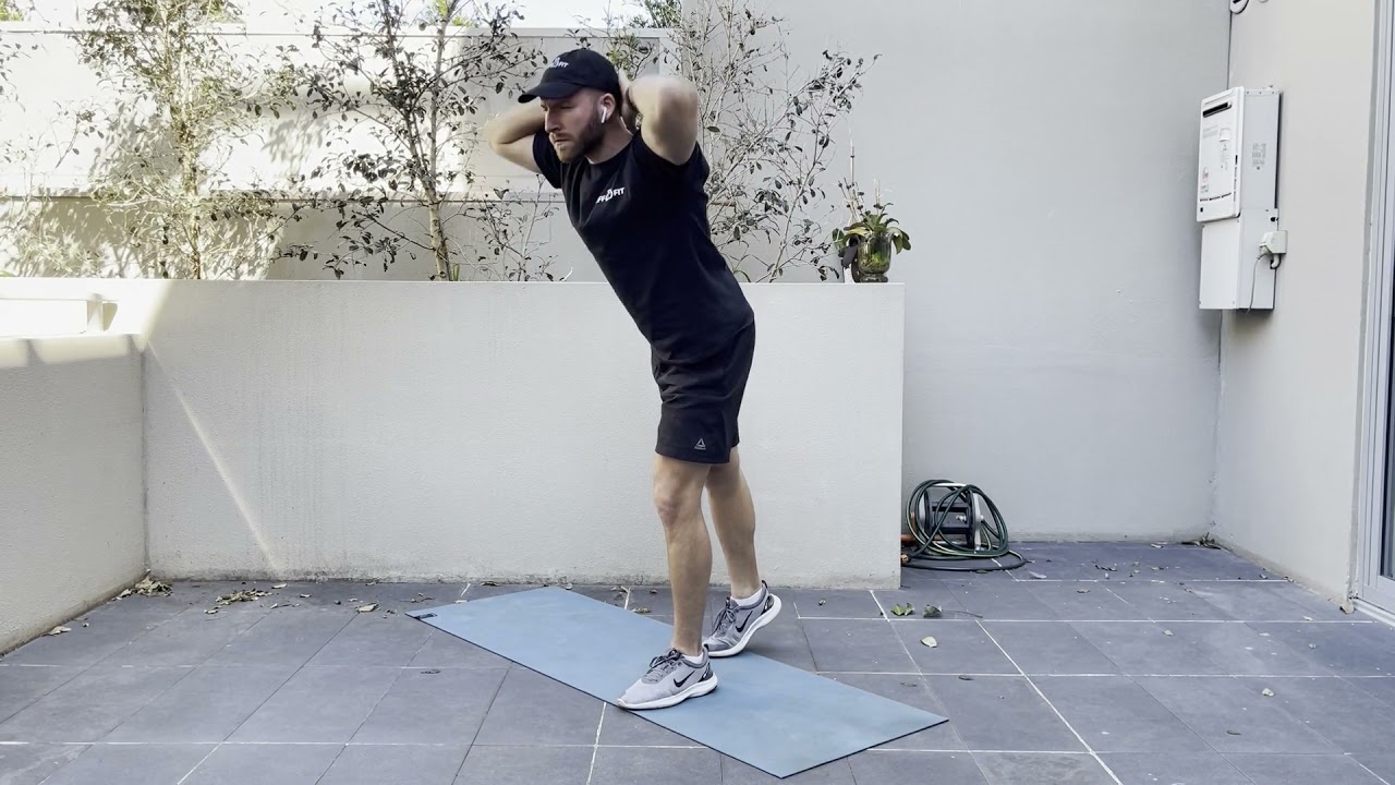 Split stance good morning - YouTube
