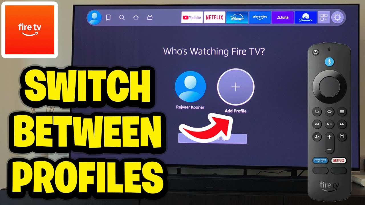 How to Switch Between Profiles on Amazon Fire TV Stick - Fastest Guide ...
