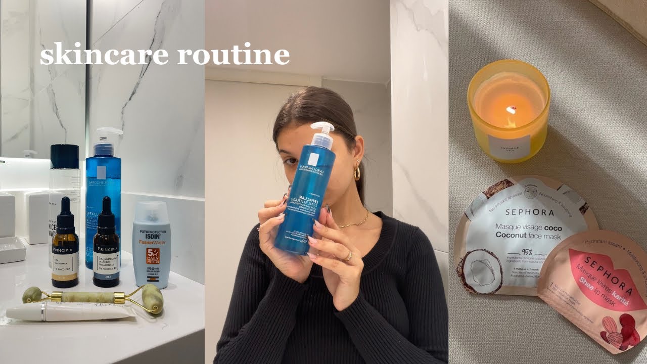 skincare routine: matinal e noturna - YouTube