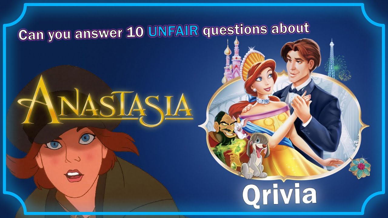 1997 Anastasia: Hard Movie Quiz Questions and Answers! (No A.I.) - YouTube