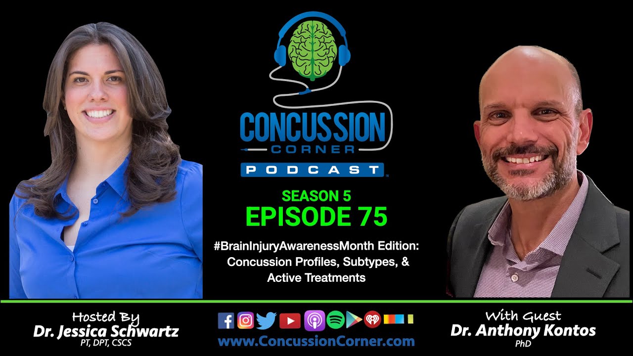 Concussion Corner® Ep75 #BIAmonth Dr. Anthony Kontos PhD Concussion ...
