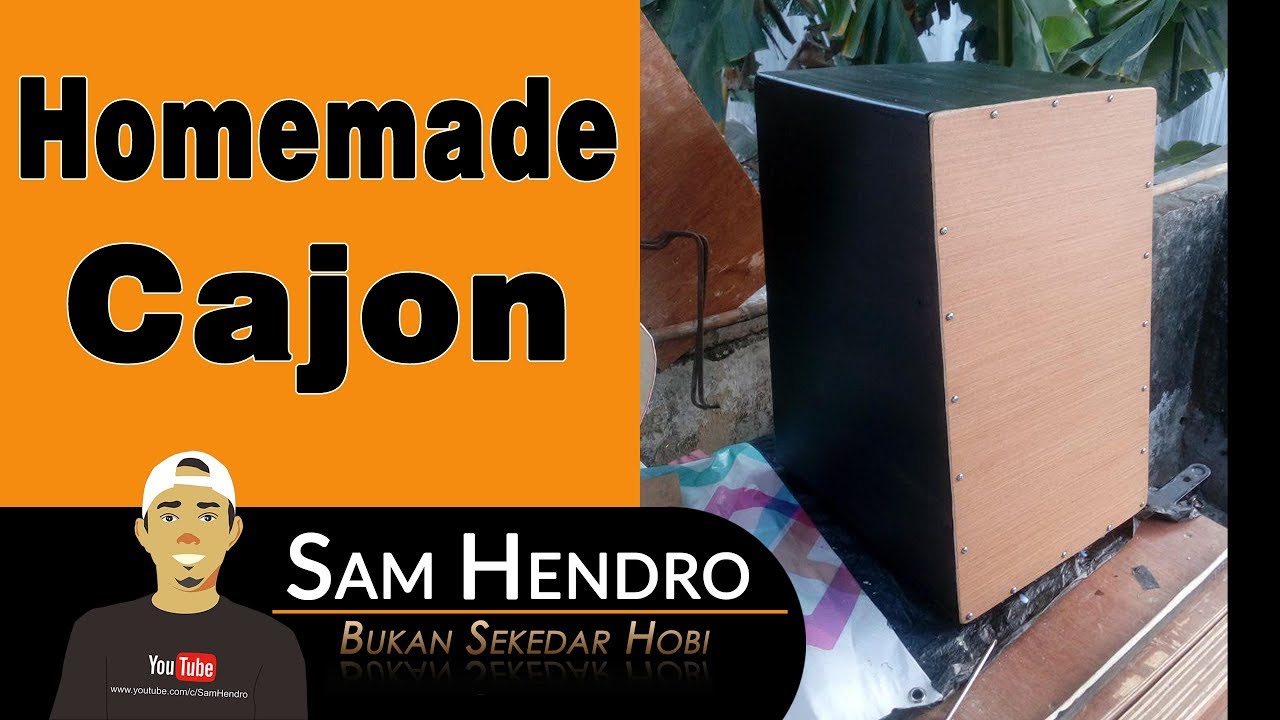 Membuat Kajon Sendiri | Homemade Cajon | Samhewood - YouTube