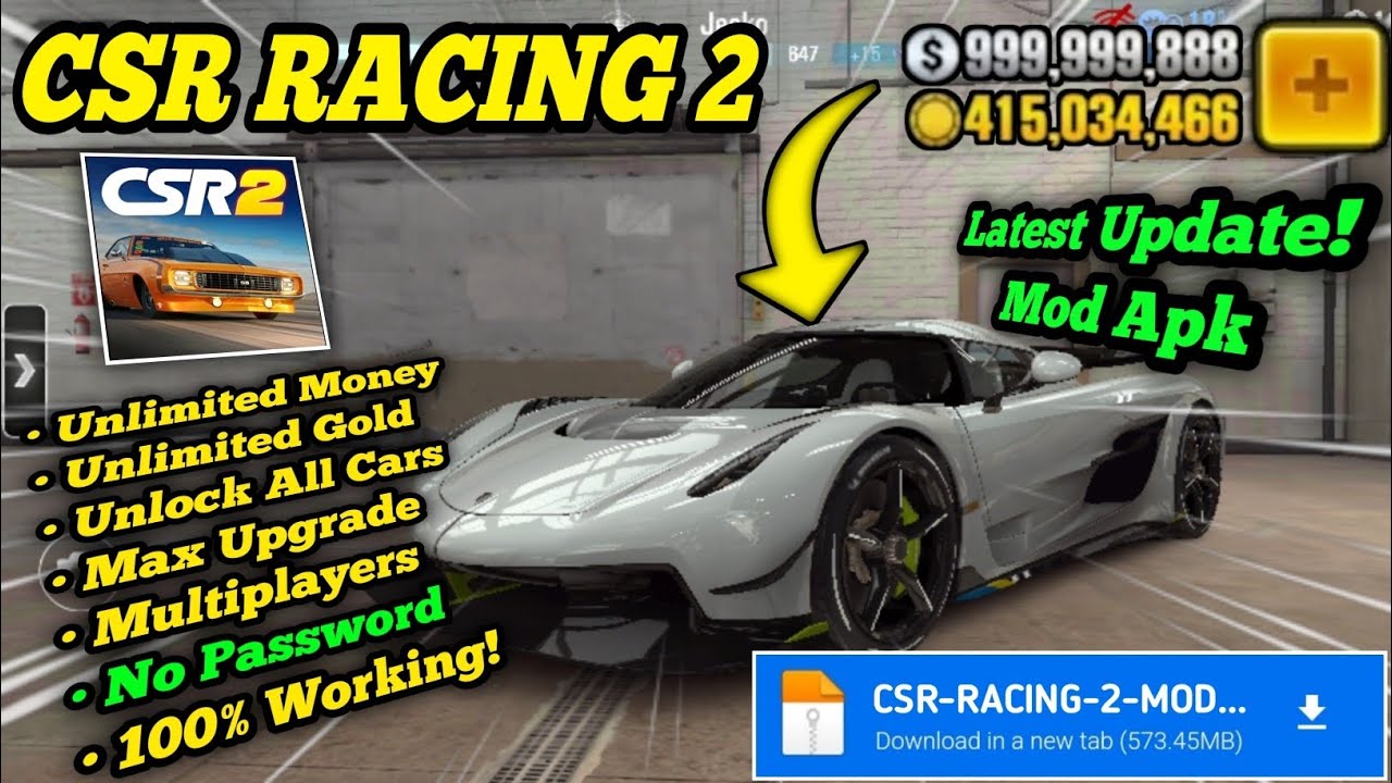 CSR RACING 2 MOD APK 2024 || UNLIMITED MONEY GAMEPLAY - YouTube