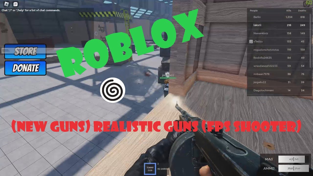 เกม Roblox แมพ (NEW GUNS) Realistic Guns (FPS Shooter) #6 - YouTube