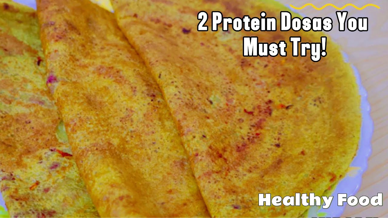 2 Protein Rich Delicious Green Gram Dosa Recipes | Healthy Breakfast ...