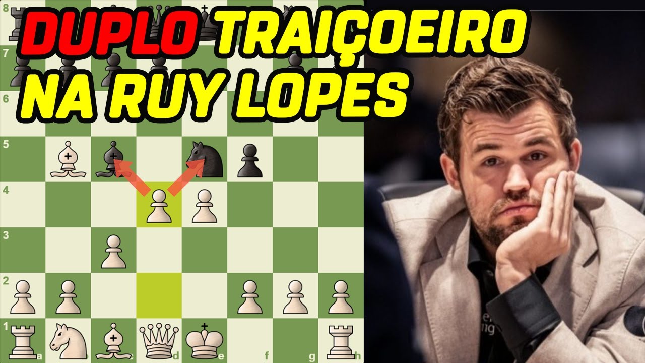 ARMADILHA NA RUY LOPES - DUPLO TRAIÇOEIRO - YouTube