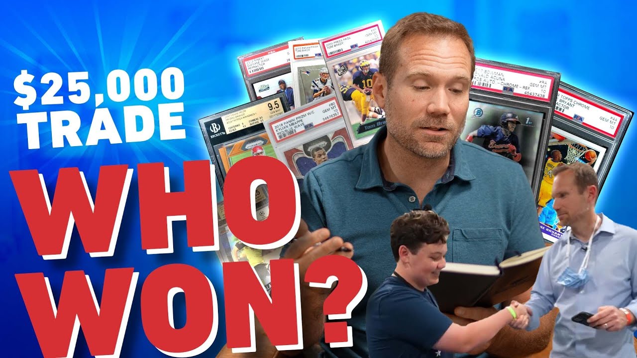 Who Won the $25,000 Miami Card Show Trade?? - YouTube