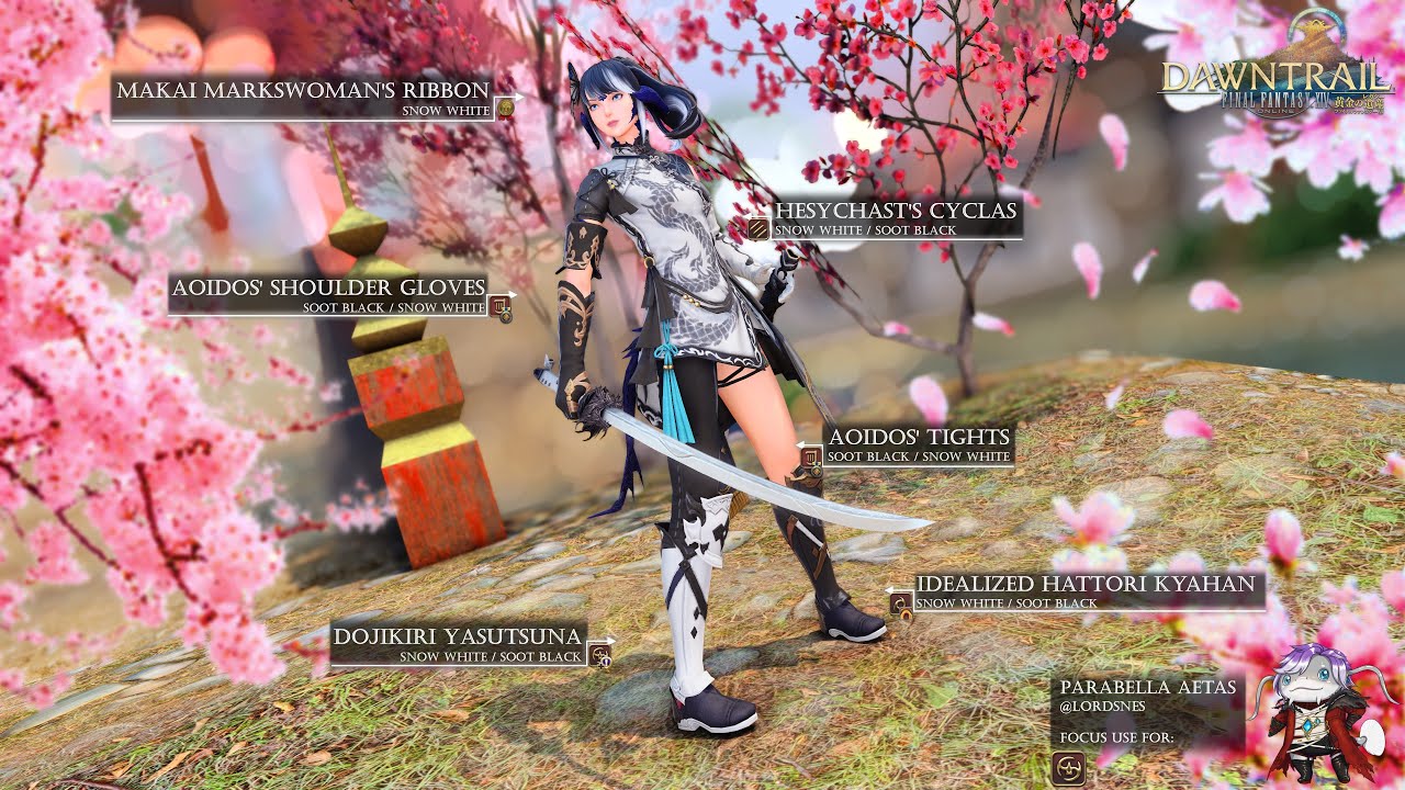 FFXIV Glamour Inspiration - Week 214 [Samurai] [7.4 Glamour] - YouTube