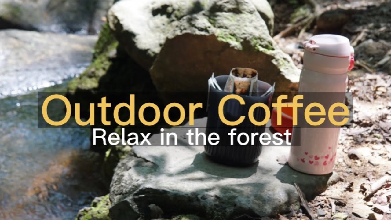 Outdoor coffee ｜ Making coffee in the wild forest ｜ Exploring nature ...