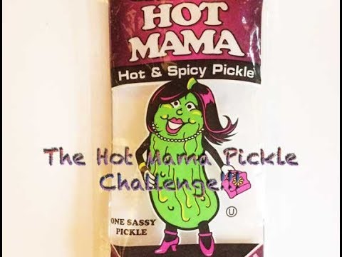 The Hot Mama Pickle Challenge!!!! - YouTube