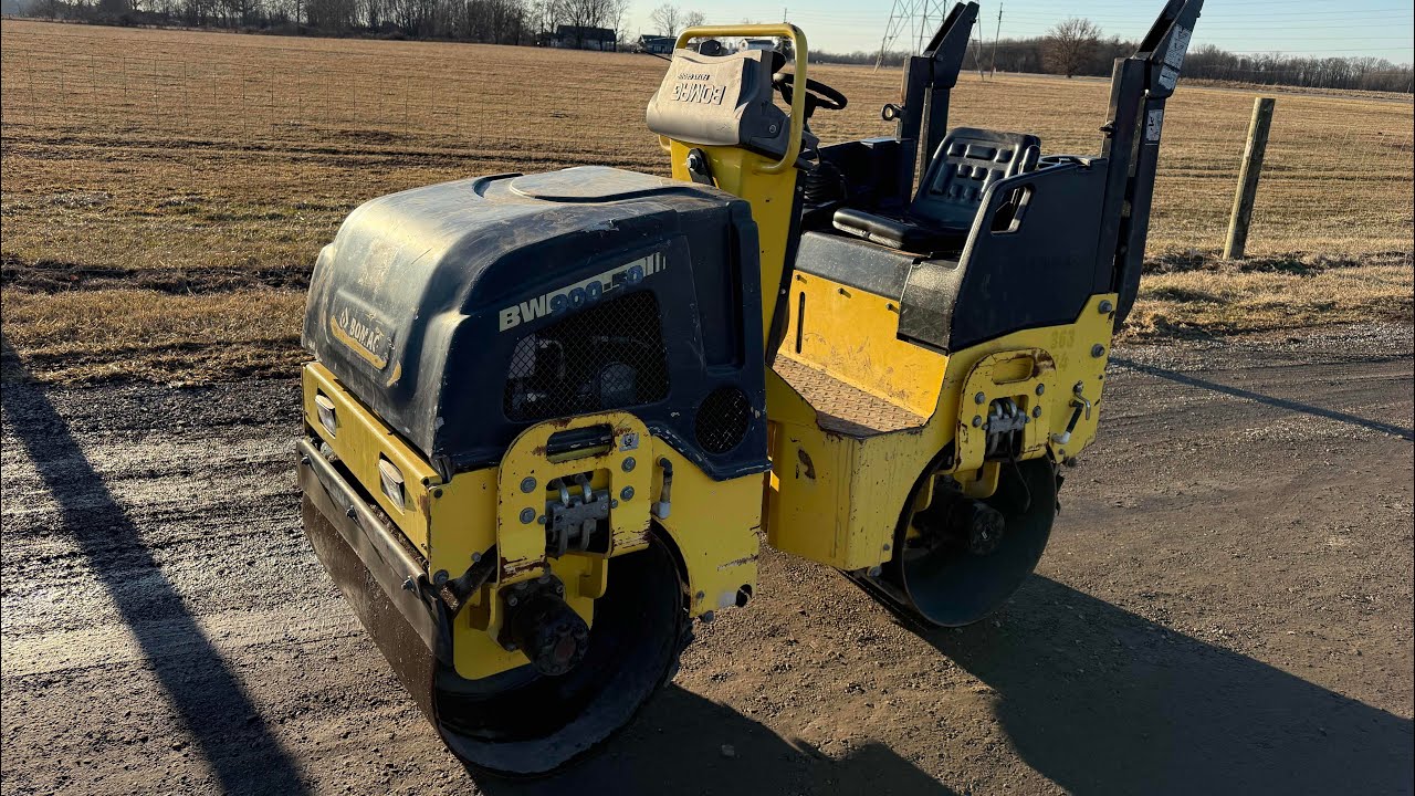 Lot 1122 Winter 2025 - Bomag BW 900-50 Tandem Roller - YouTube