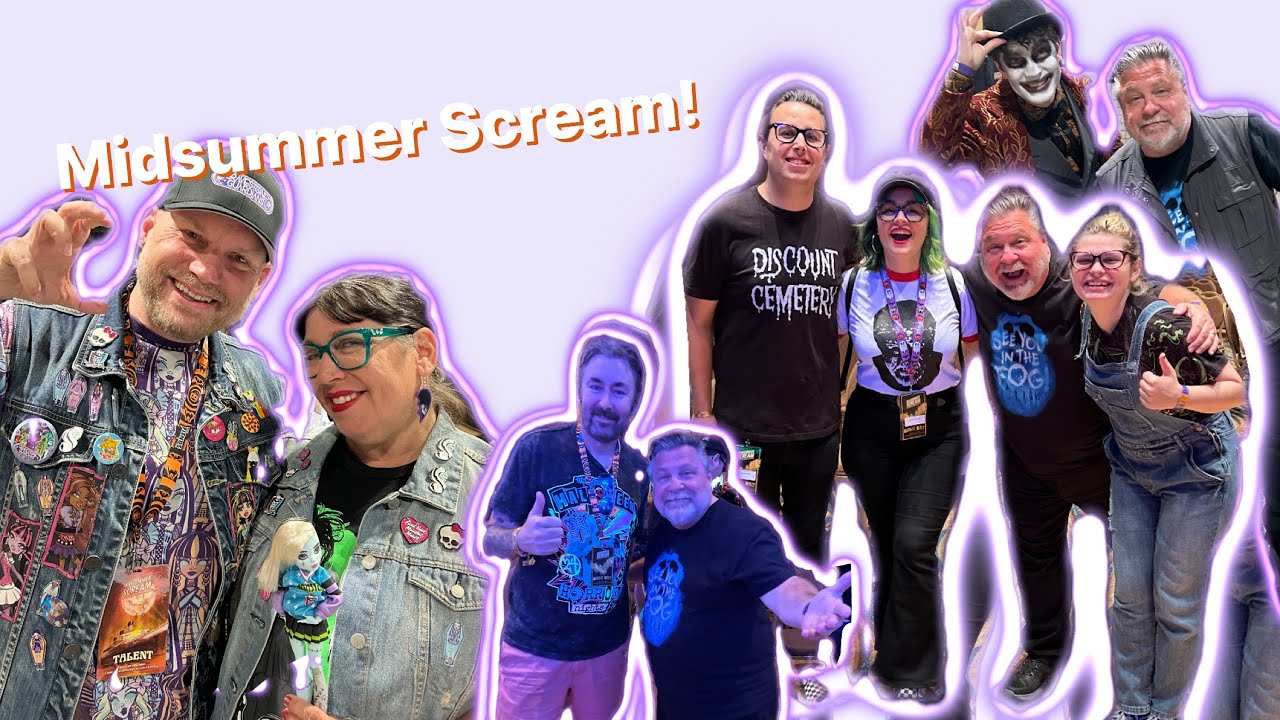 Halloween in July at Midsummer Scream Convention! - YouTube