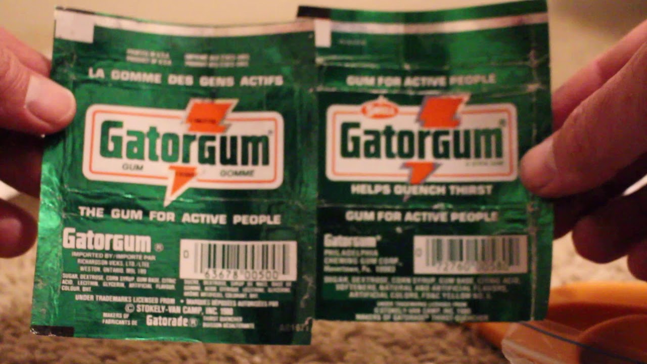 1979 GATORGUM! ONE IS MADE BY SWELL FROM THE USA? But, The Other ...