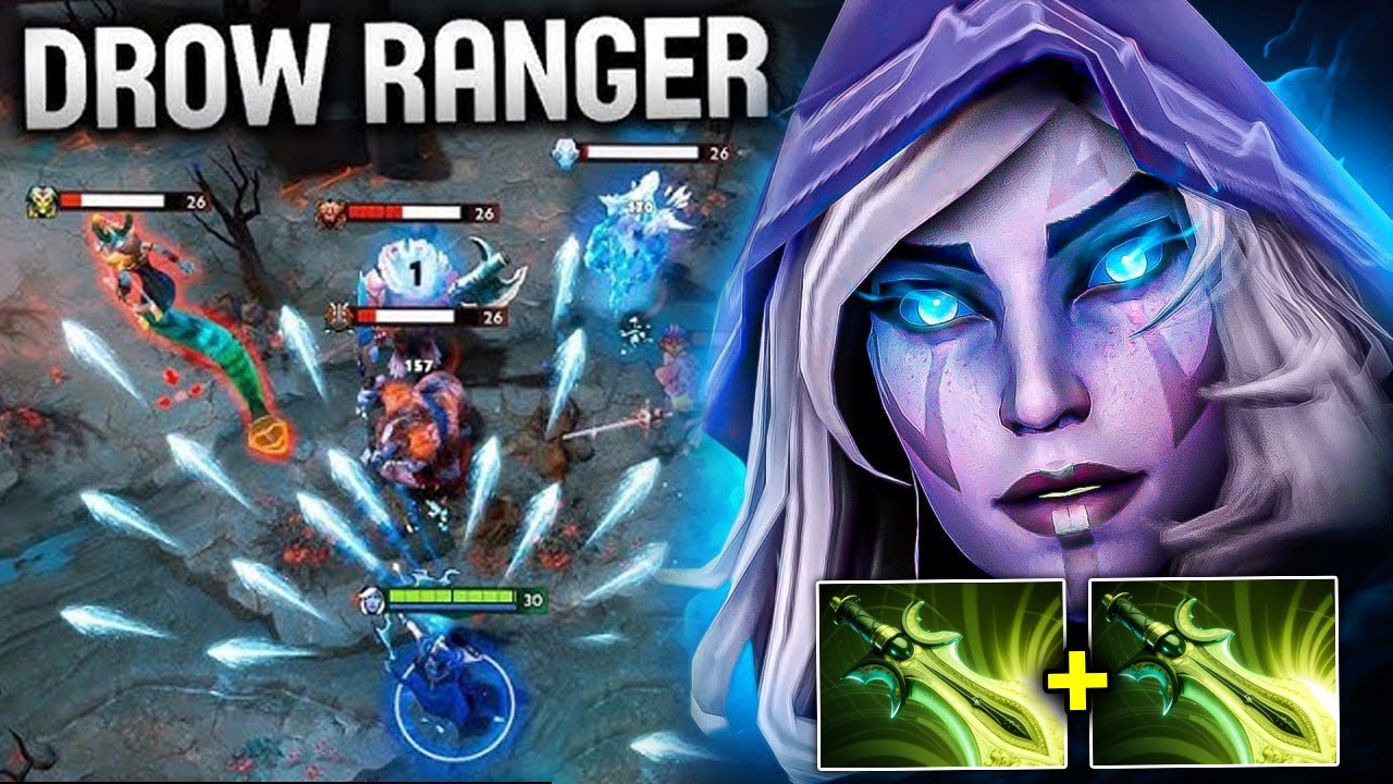 Insane Attack Speed Drow Ranger 🔥🔥 30 Kills x2 Butterfly Build - YouTube