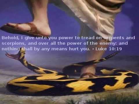 power to tread on serpents and scorpions - YouTube