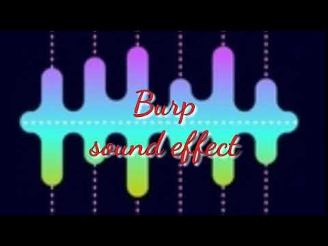Burp Sound effect - YouTube