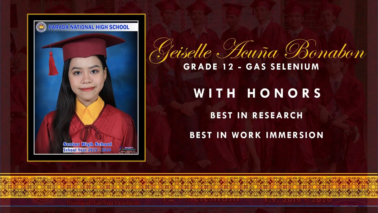 Parada National High School- Senior High School Department 2nd ...