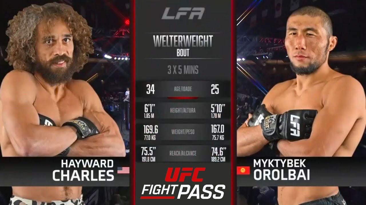 LFA 170: Myktybek Orolbai vs Hayward Charles | Oct 27, 2023 - YouTube