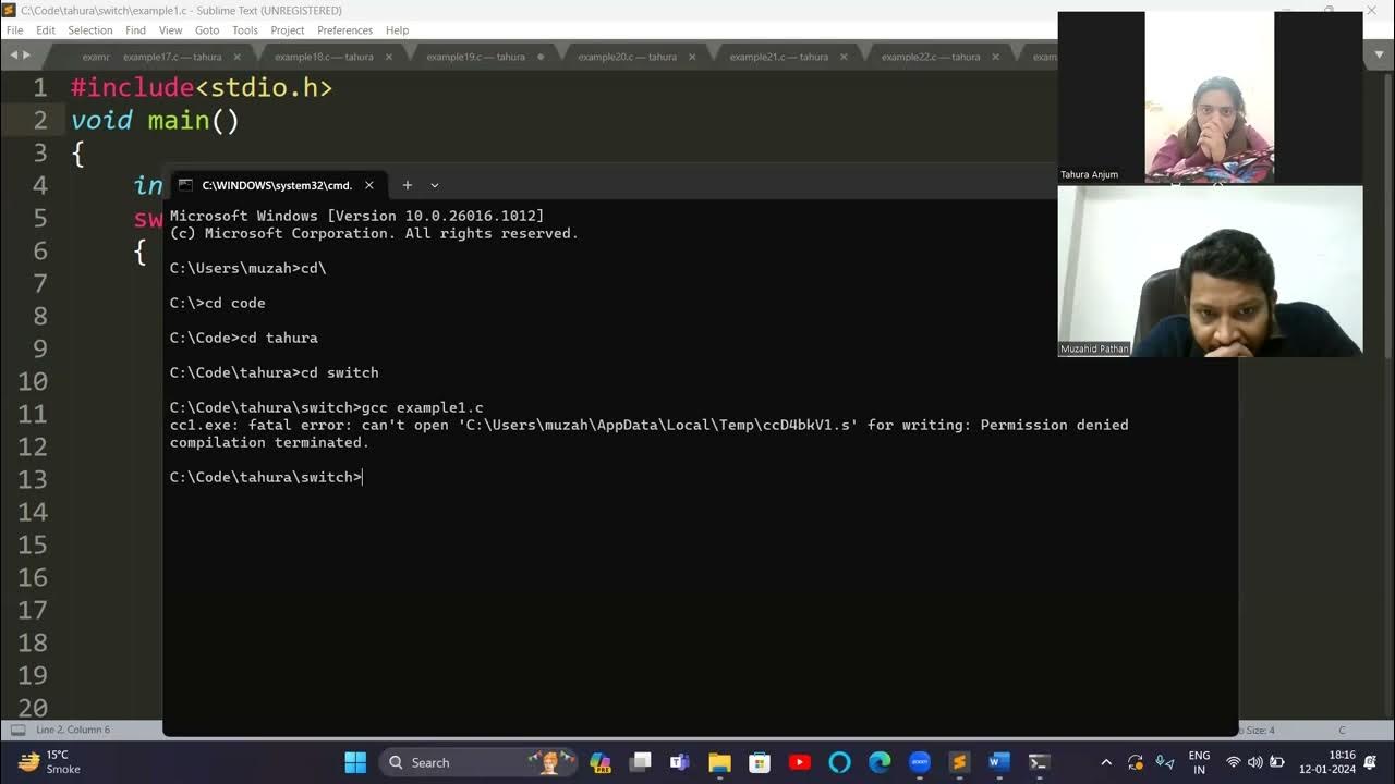 C Programming | Switch Case | Demo Videos | #cprogramming #coding #logic #369 - YouTube