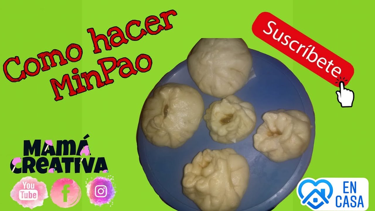 Como hacer min pao en casa - YouTube