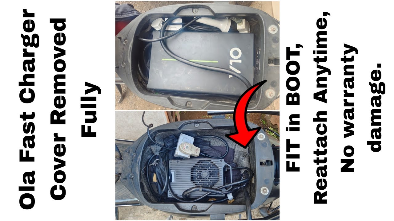 Ola Fast Charger REMOVE COVER FULLY, Without losing Warranty. - YouTube