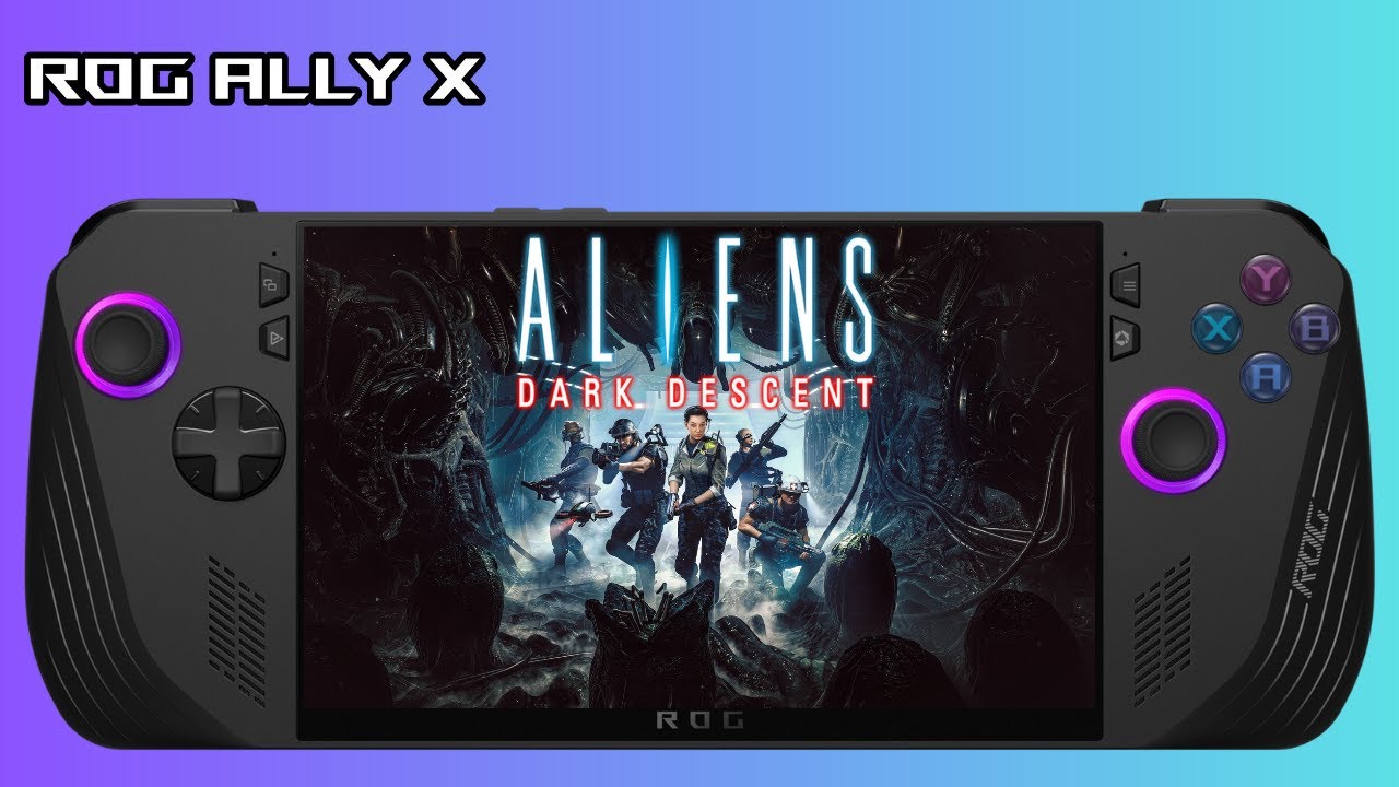 Asus Rog Ally X: Aliens: Dark Descent Gameplay - YouTube