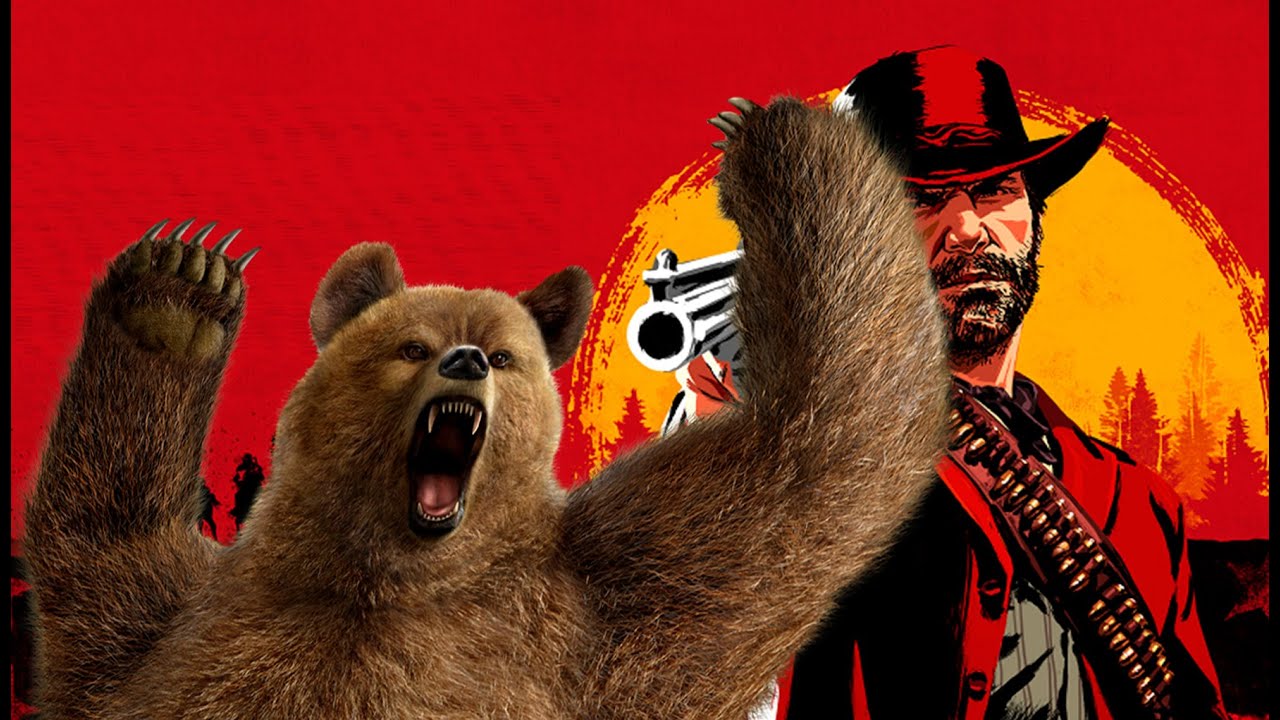 Red Dead Redemption 2 - Brown Bear at Night - attack or mercy? - YouTube