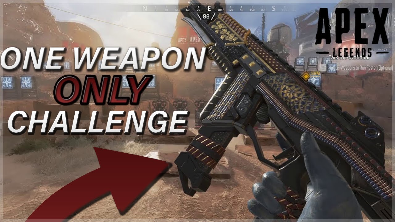 One Gun Only CHALLENGE! | Apex Legends Season 5 - YouTube