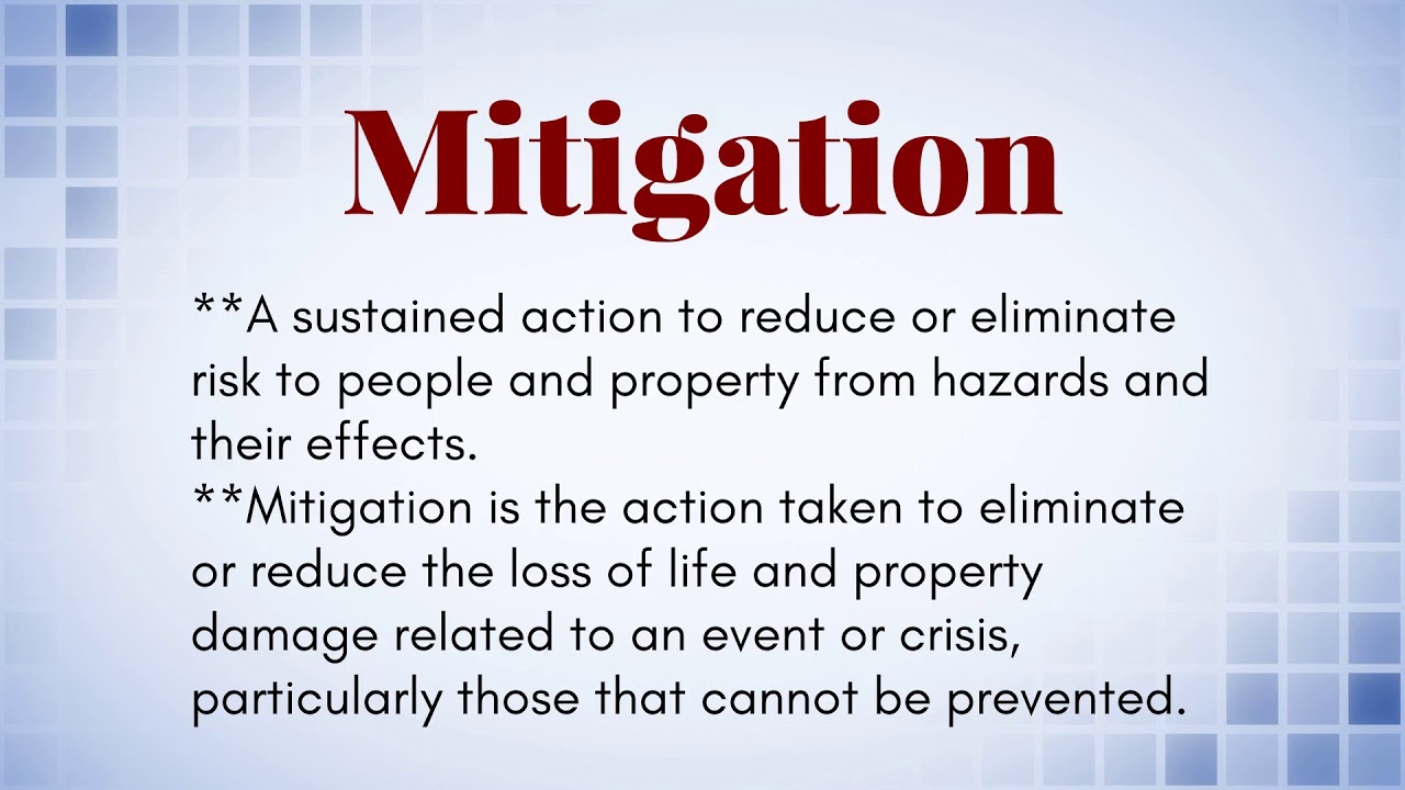 Words To Know: Prevention, Mitigation, and Preparedness - YouTube