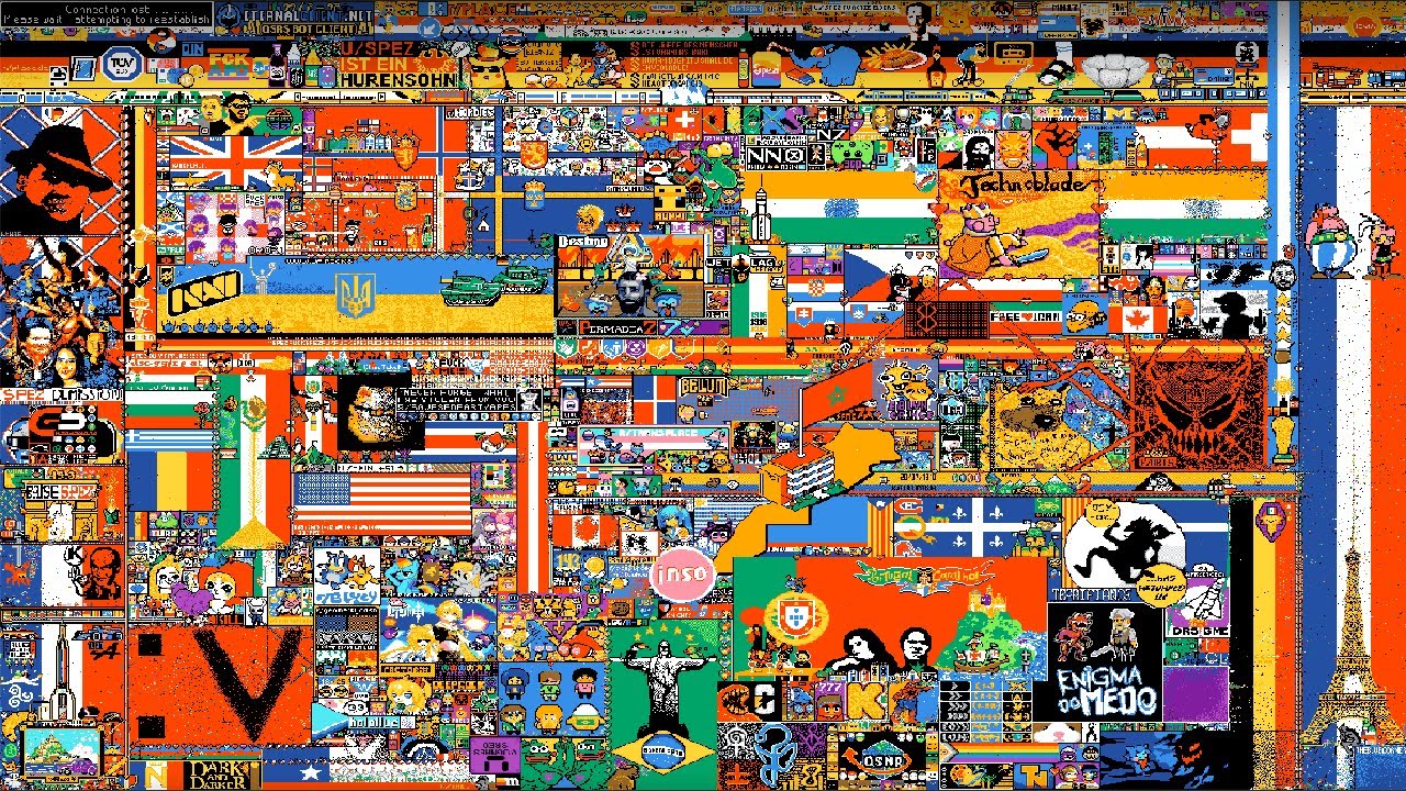 The best art on r/place 2023 - YouTube