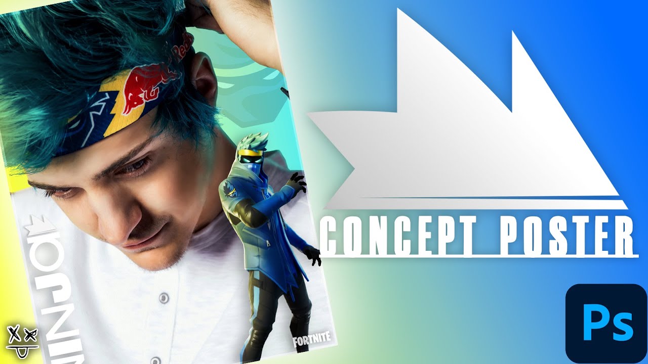 NINJA | ICON SERIES CONCEPT POSTER [Photoshop] - YouTube