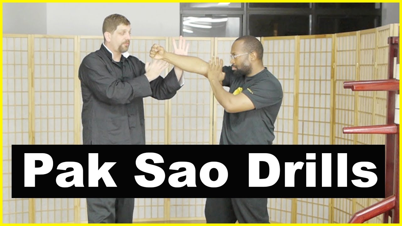 Wing Chun Kung Fu - Pak Sao Drills - YouTube