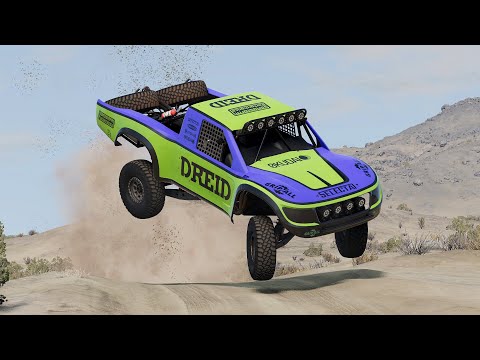 Trophy Truck - Dakar Rally Crashes #1 | BeamNG Drive