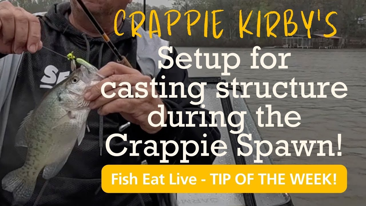 The BEST set up for fishing structure during the Crappie Spawn Fish Eat ...