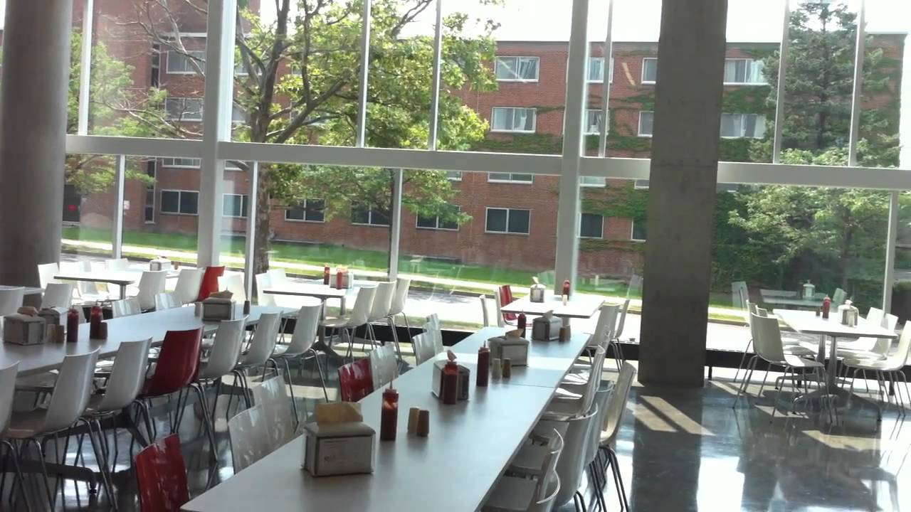 Syracuse University Ernie Davis Dining Center- Dining Seating - YouTube