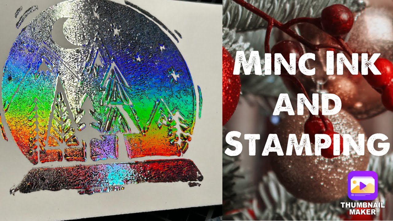 Craftmas Day 4: Festive Fun with Minc Ink: Tim Holtz Stampers Anonymous ...