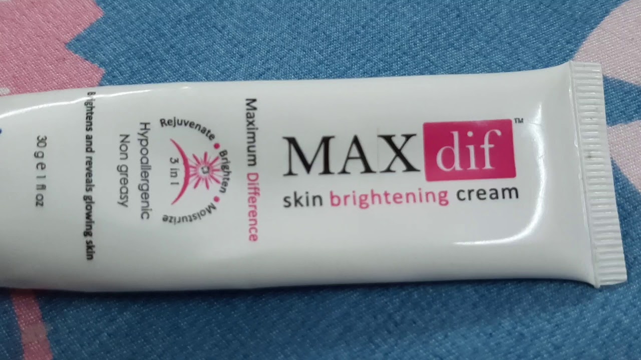 Maxdif cream review - YouTube