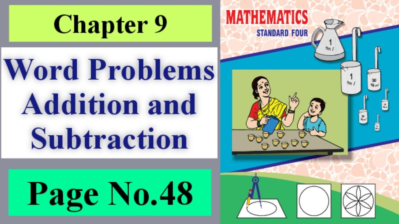 Word Problems Addition and Subtraction Class 4 Page No.48 - YouTube