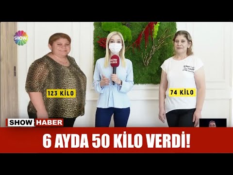 6 ayda 50 kilo verdi!