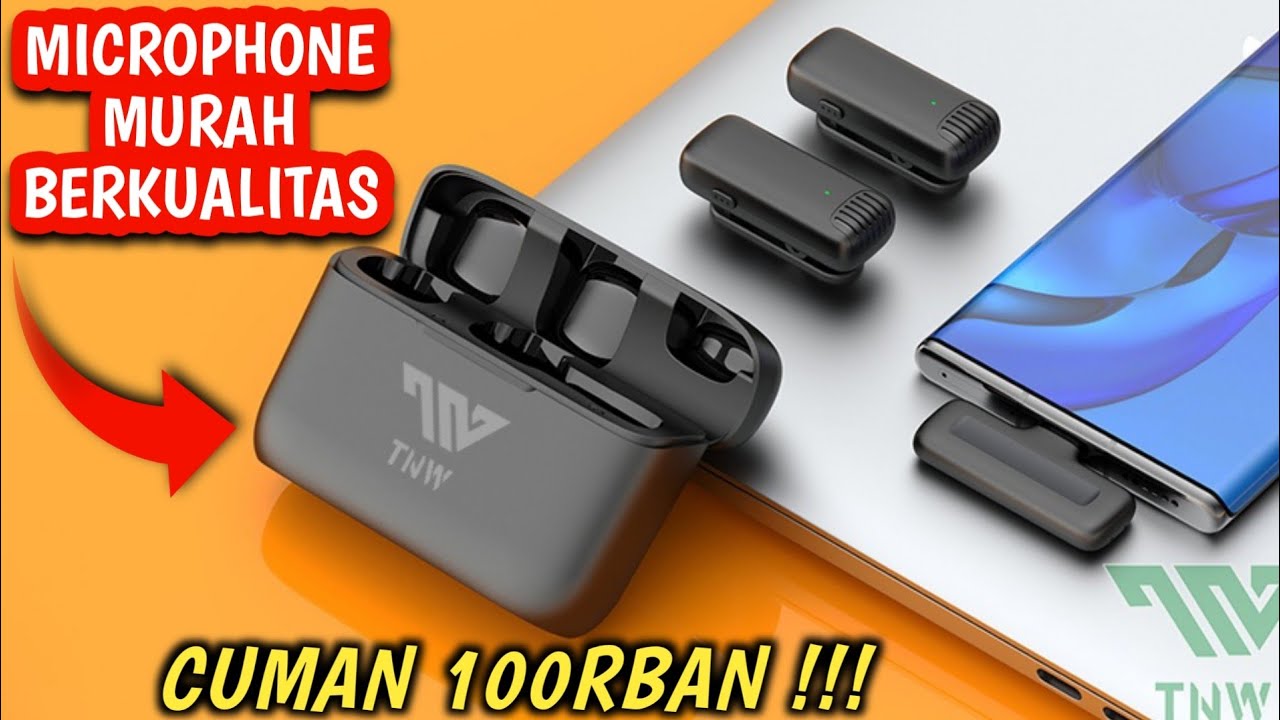 [UNBOXING + REVIEW] MICROPHONE WIRELESS LAVALIER TNW - YouTube