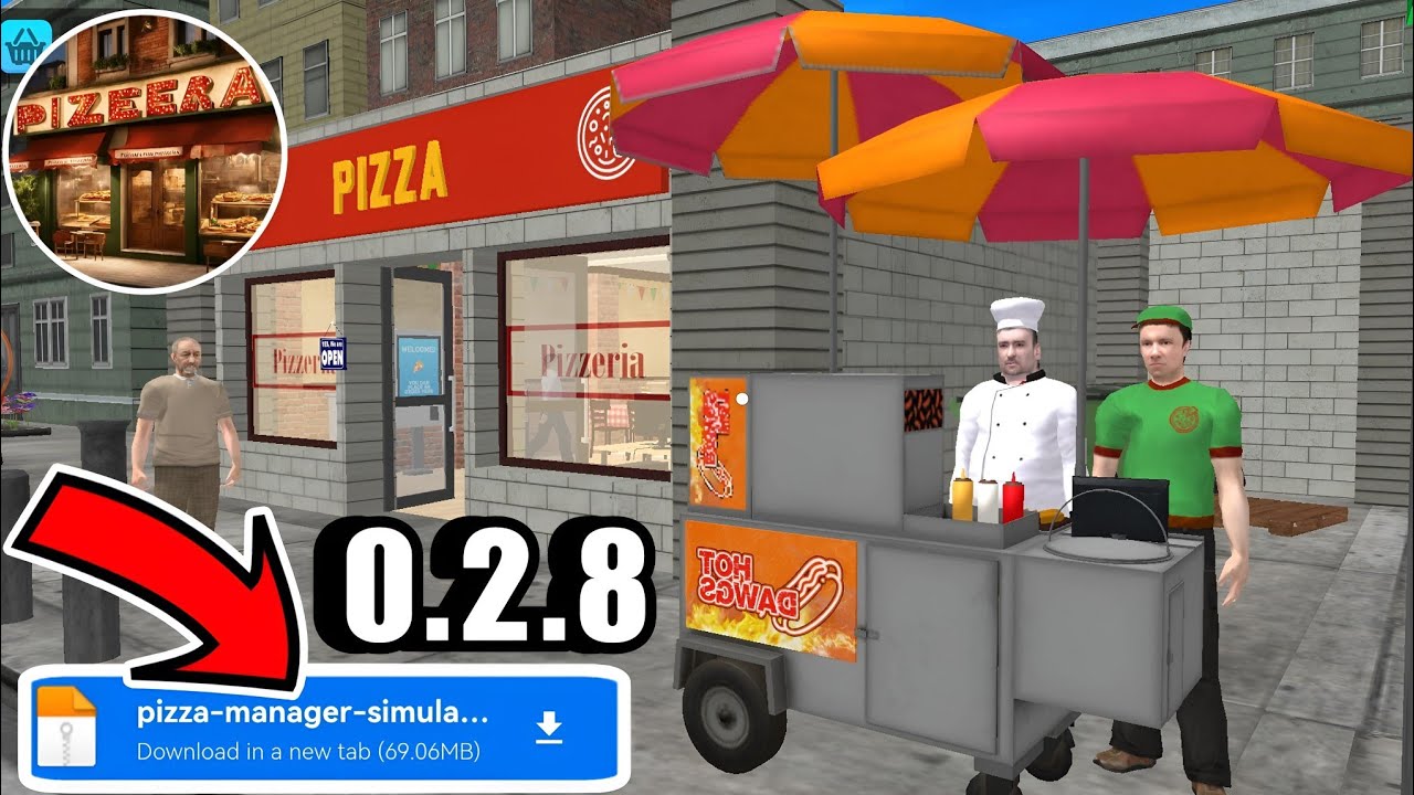 Pizza manager simulator 3d Mod apk 0.2.8 Unlimited Money Free Shopping ...